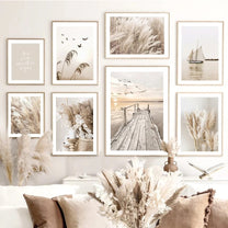 Peinture Coucher De Soleil Sur La Mer – Canvanation
